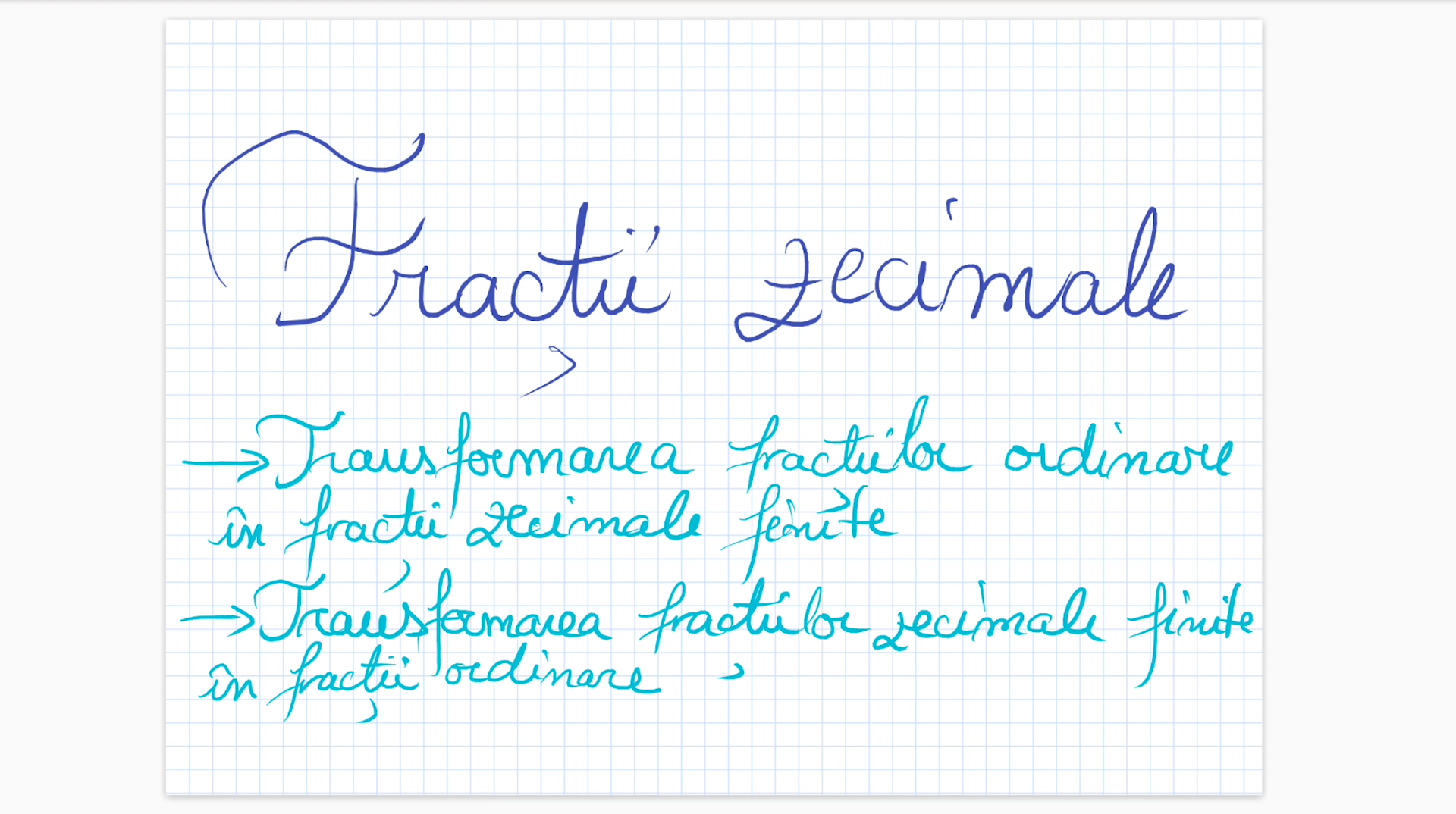 Gimnaziu – lectii – Pauza de Mate